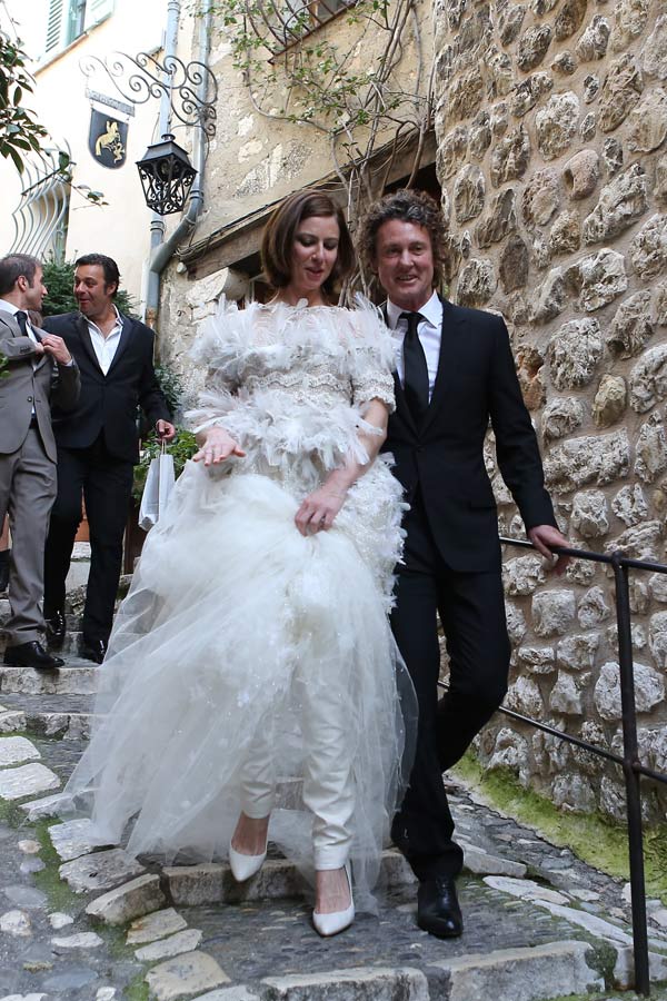 La boda de Anna Mouglalis • Artículos • Casilda se casa